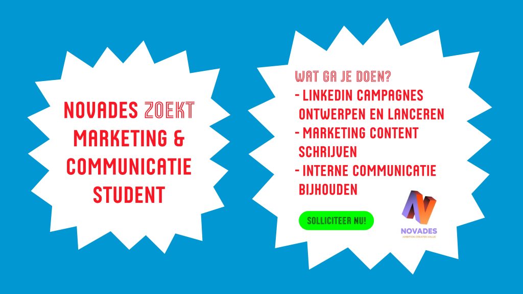 Vacature Marketing & Communicatie student | HU Werkbijjestudie